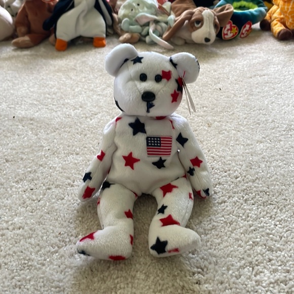 Ty | Toys | Ty Beanie Babies Glory The Bear Vintage 998 | Poshmark